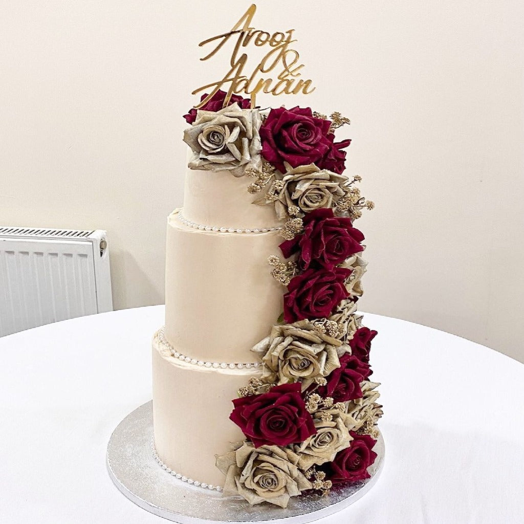 Personalised Acrylic Cake Topper – MadeInLuton