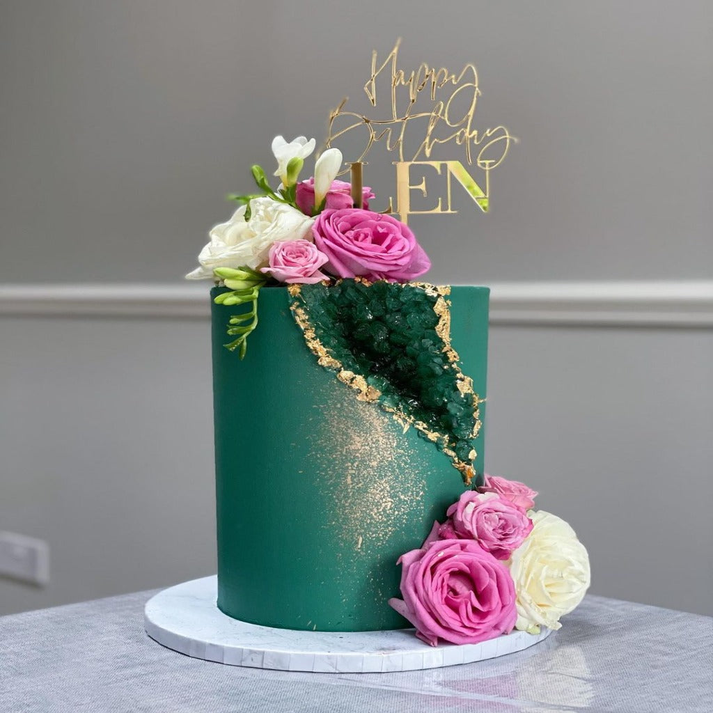 Personalised Acrylic Cake Topper – MadeInLuton