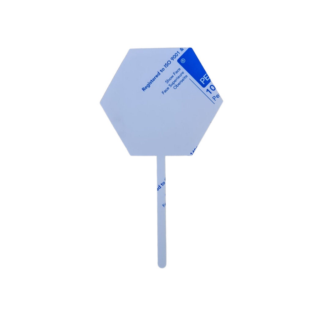 Hexagon 3mm Acrylic 130mm Paddle Blank, Acrylic Blanks, Acrylic Hexago ...