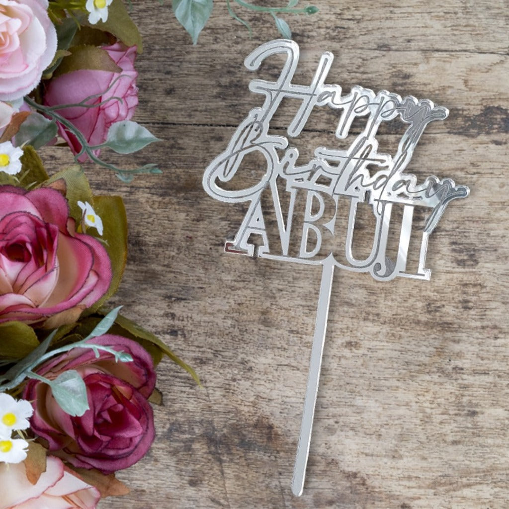 Acrylic Engraved Topper – MadeInLuton